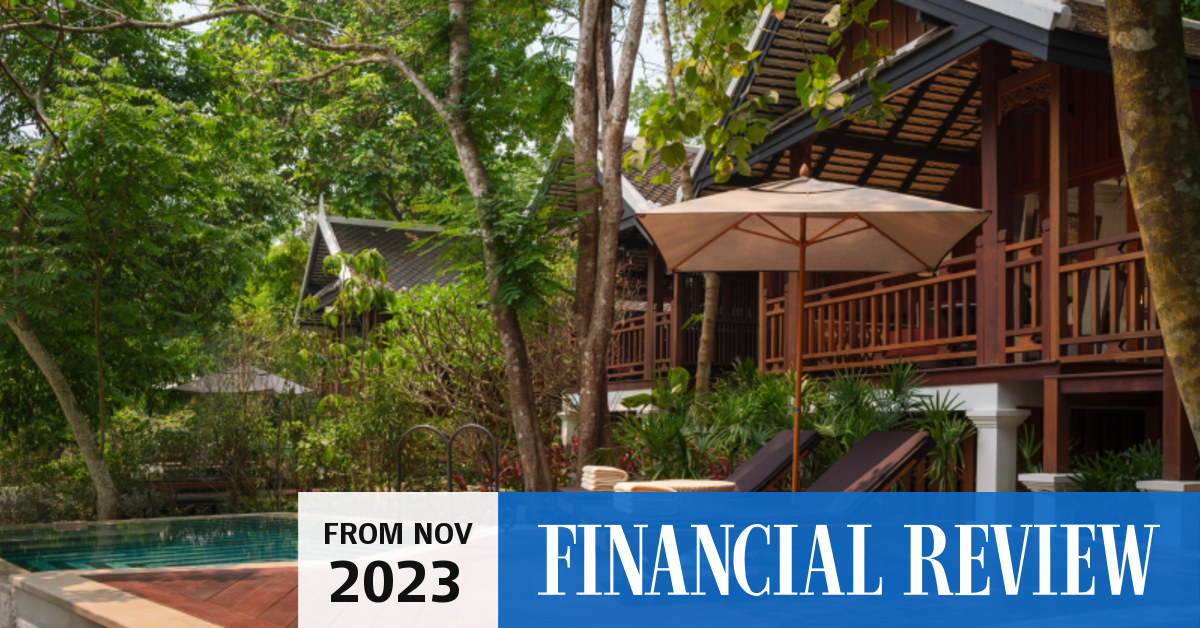 For five-star accommodation in Laos, book into the Rosewood Luang Prabang, a jungle oasis